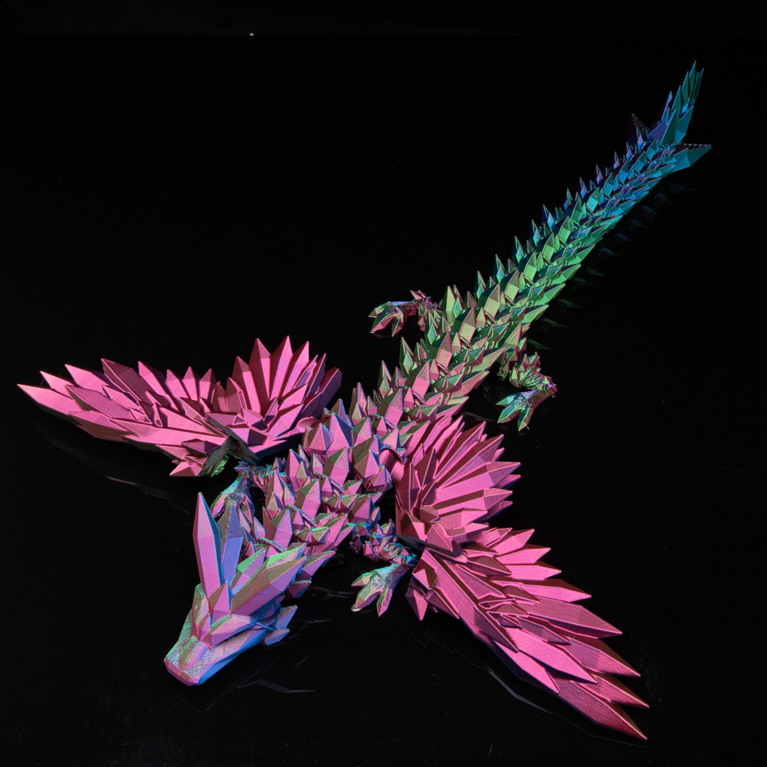 CrystalWing Dragon - 22" | The Filament Farm
